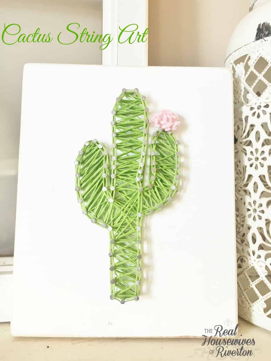 Cactus String Art Tutorial - Creative Housewives